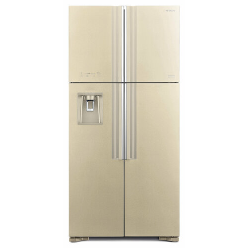 Холодильник Hitachi R-W660PUC7 GBE, бежевый