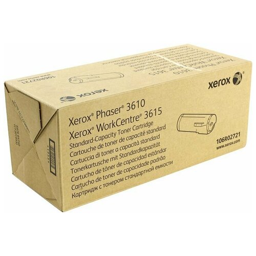 Картридж Xerox 106R02721, 5900 стр, черный