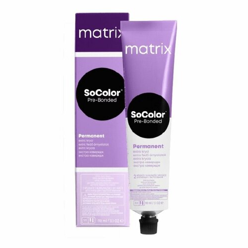 Matrix Крем-краска для волос SoColor Pre-Bonded №509NA, очень светлый блондин натуральный пепельный, 90 мл