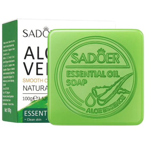 ESSENTIAL OIL SOAP Натуральное мыло для лица и тела с экстрактом алое, 100г