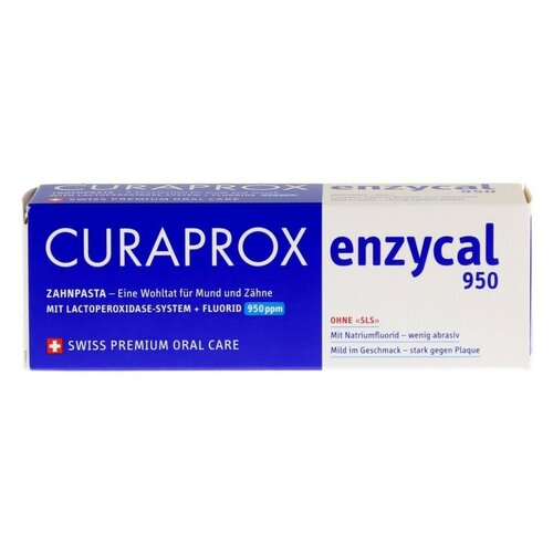 CURAPROX  зубная паста  Enzycal 950 75мл