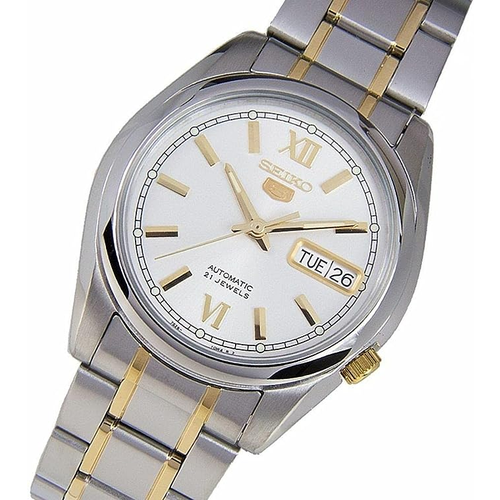 Наручные часы SEIKO SEIKO 5, белый, серебряный