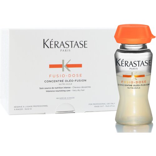 Kerastase Fusio-Dose Concentre Oleo-Fusion - Средство для глубокого питания сухих и чувствительных волос 10*12 мл