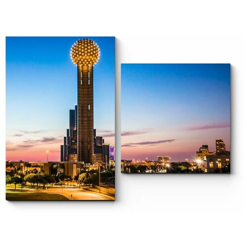 Модульная картина Реюньон Башня в Далласе110x83