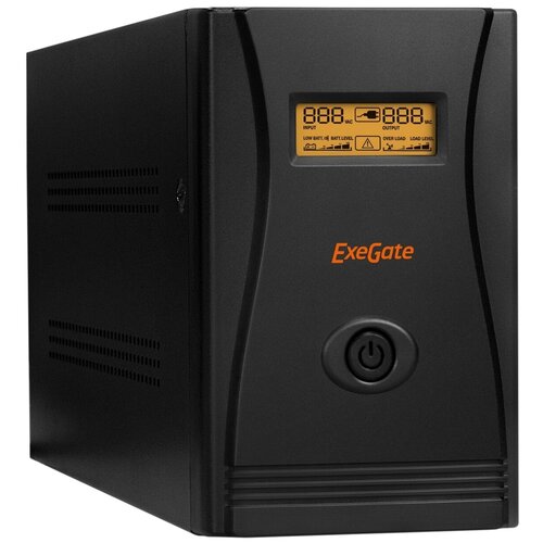 Интерактивный ИБП ExeGate SpecialPro Smart LLB-1200 LCD (EP285494RUS) черный