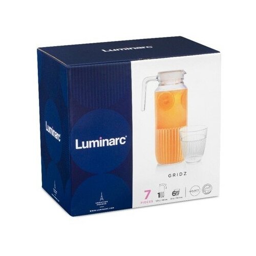 Набор питьевой Luminarc Gridz, 7 предметов