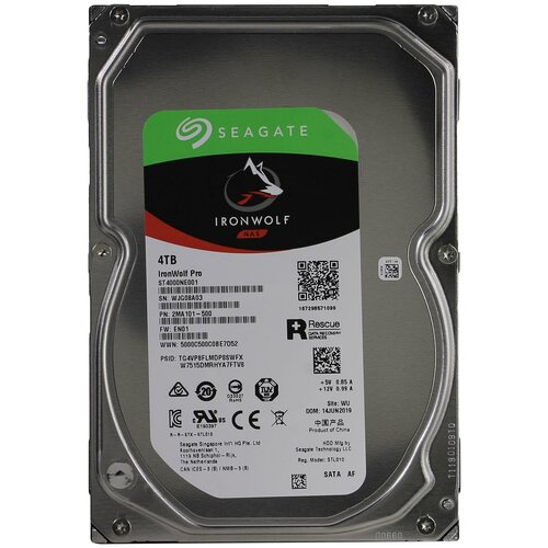 Жесткий диск Seagate IronWolf 4 ТБ ST4000NE001