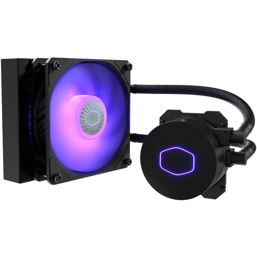 Система водяного охлаждения для процессора Cooler Master MasterLiquid ML120L V2 RGB, черный/RGB