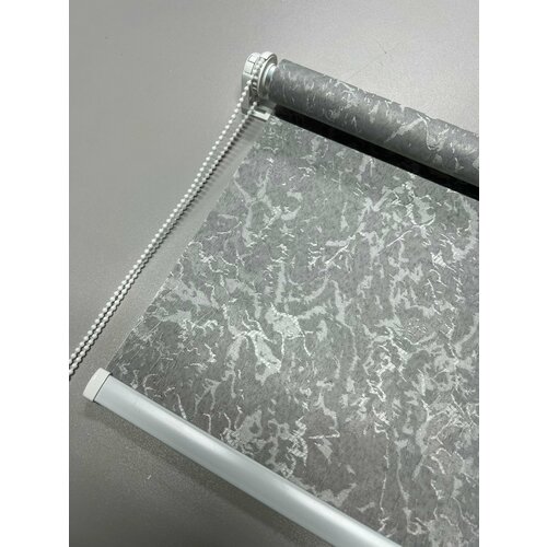 Рулонные шторы, Шёлк серый, 80x170 см