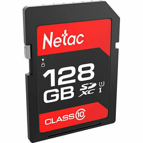 Карта памяти Netac P600 SDHC 128GB U1/C10 up to 80MB/s, retail pack