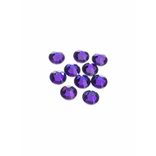 Стразы цветные круглые, Swarovski, SS16, 10шт, 013 №027, IRISK, Д010-06-01