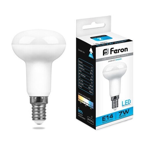 Лампа светодиодная Feron LB-450 E14 7W 6400K (5шт) (арт. 25515)