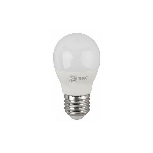 Светодиодная LED лампа ЭРА ECO шар P45 E27 10W (800lm) 2700K 3K P45-10W-827-E27 R 90х45 (упаковка 18 штук)