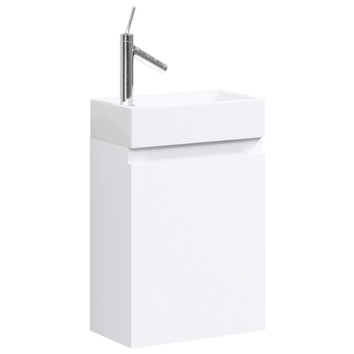 Комплект мебели для ванной Aqwella Leon MP (Ln-MP.01.04) + Unam 220 (T1.04.04D), ширина тумбы: 40 см, белый глянец