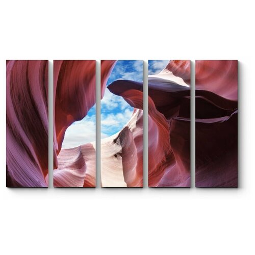 Модульная картина Магический каньон Антилопы 90x54
