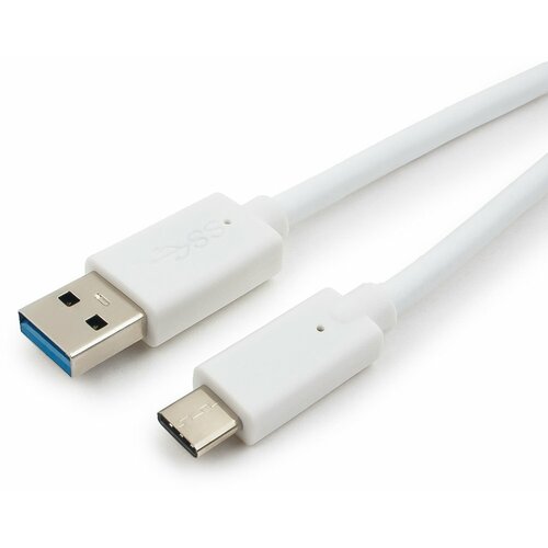 Кабель Cablexpert USB - USB Type-C (CCP-USB3-AMCM-6), 1.8 м, белый
