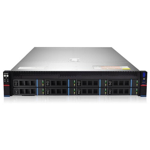 Сервер Gooxi SL201-D08R-G3 2 x /без накопителей/количество отсеков 3.5" hot swap: 8/2 x 550 Вт/LAN 1 Гбит/c