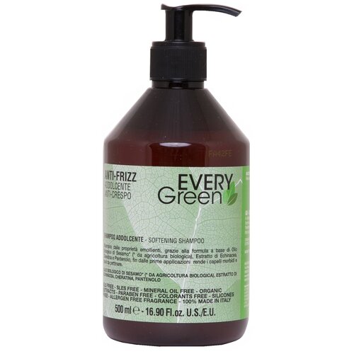 Dikson шампунь EveryGreen Anti-Frizz Idratante, 500 мл