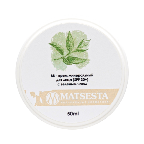 Matsesta Минеральный ВВ-крем с зеленым чаем, SPF 30, 50 мл/50.25 г, оттенок: бежевый