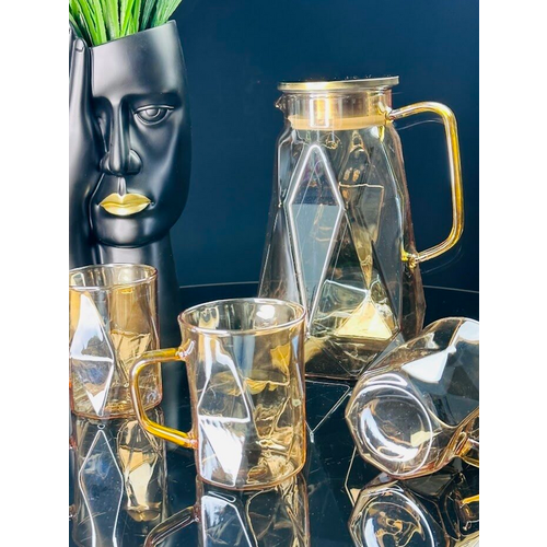 Графин со стаканами Lenardi, стекло, 7 предметов
