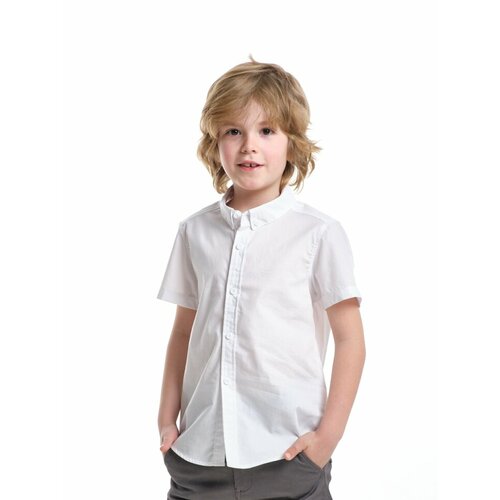 Школьная рубашка Mini Maxi, размер 146, белый