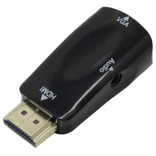 Переходник/адаптер ExeGate VGA - HDMI (EX284927RUS), 0.12 м, черный