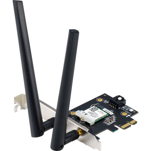 Сетевой адаптер Wi-Fi + Bluetooth Asus PCE-AXE5400 AXE5400 PCI Express x1 (ант. внеш. съем) 2ант.