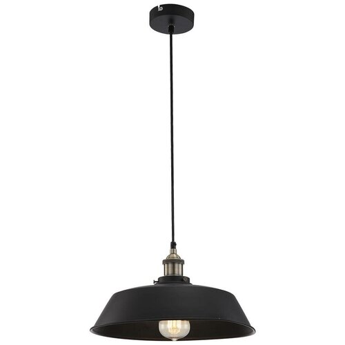 Потолочный светильник Globo Lighting Knud 15067, E14, 60 Вт, кол-во ламп: 1 шт., цвет: черный