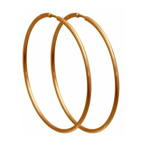 Серьги конго Яхонт, золото, 585 проба