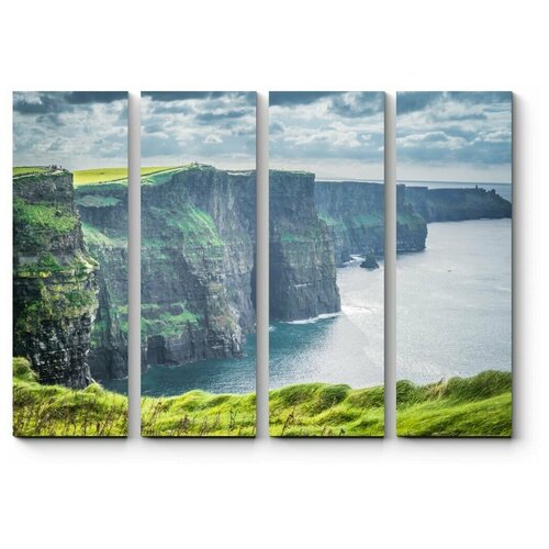 Модульная картина Двухсотметровые скалы Ирландии 90x68