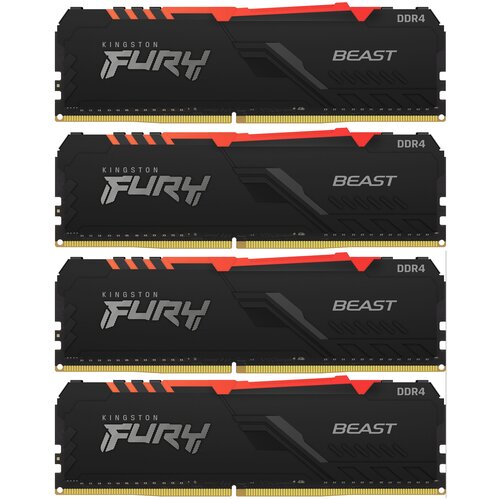 Оперативная память Kingston Fury Beast RGB (KF436C17BBAK4/32) 4x8 ГБ (KF436C17BBAK4/32)