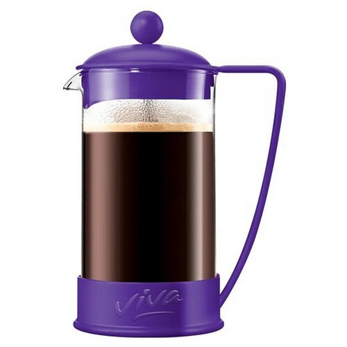 Френч-пресс Barouge Viva-LaCafe (0.6 л) фиолетовый 19.5 см 0.6 л