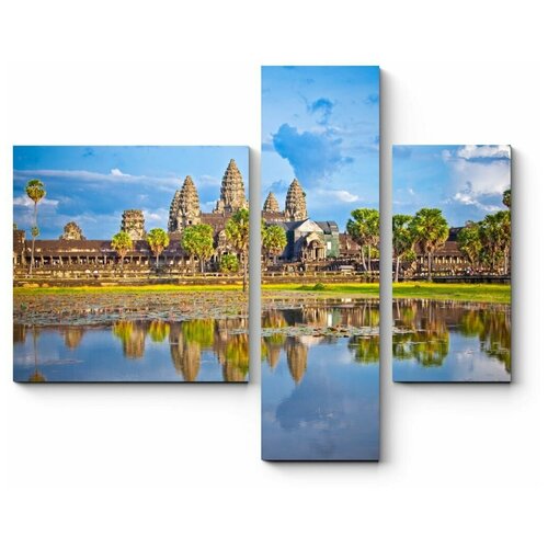 Модульная картина Знаменитый храмовый комплекс Ангкор-Ват110x91