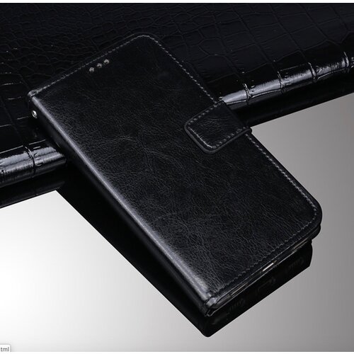 Чехол-книжка MyPads Porta Biglietti для Huawei MediaPad M3 8.4 LTE (BTV-W09/DL09) из эко-кожи с подставкой застёжкой и визитницей черный