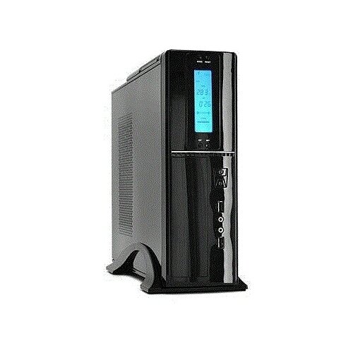 PowerCool Корпус Корпус S0506-300W Desktop, Black, SFX 300W-80mm, 24+8pin, LCD + датч. темп.3шт