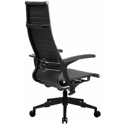 Компьютерное кресло METTA К-8.1-Т Pl прямоугольное сечение офисное, обивка: искусственная кожа, цвет: черный