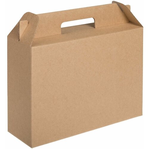 Коробка новогодняя подарочная / коробка картонная для подарка In Case L крафт