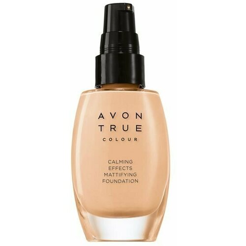 Avon True Матирующий тональный крем для лица Спокойное сияние, Нежно-розовый/Pale Pink, 30 мл