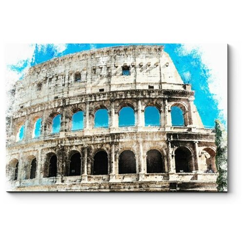 Модульная картина Солнечный Колизей, Рим 80x53
