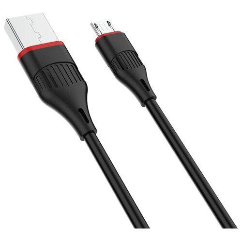 Кабель Borofone BX17 Enjoy USB - micro USB, 1 м, 1 шт., черный