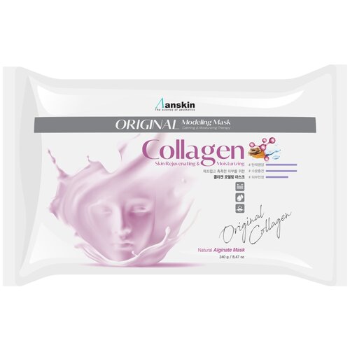 Anskin Альгинатная маска Modeling Collagen, 240 г, 314 мл