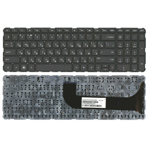 Клавиатура для ноутбука HP Envy m6-1117tx черная без рамки