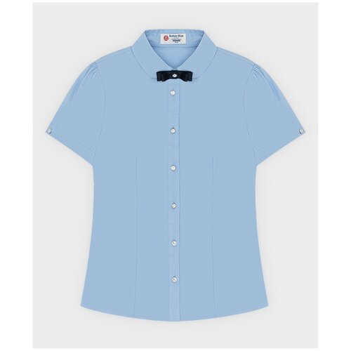Школьная блуза Button Blue, размер 170, голубой