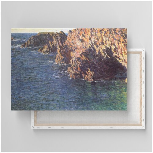 Картина на холсте с подрамником / Monet Claude - The Grotto of Port-Domois, 1886 / Клод Моне