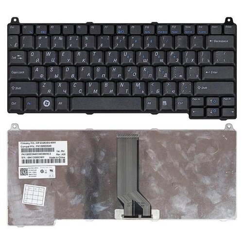 Клавиатура для ноутбука Dell 0J483C черная