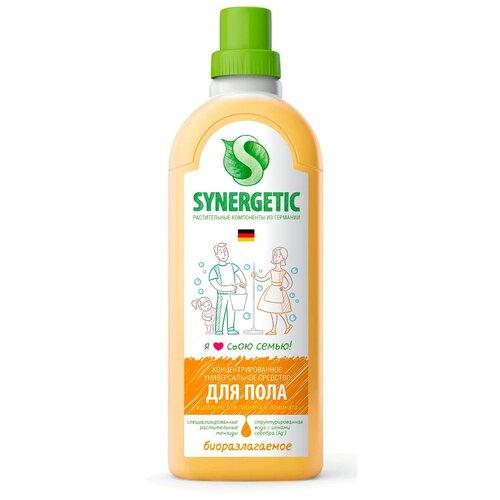 Synergetic Средство Synertgetic для мытья пола и стен, универсальное, 1л, 101100