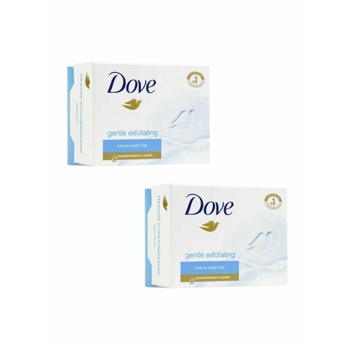 Dove Крем-мыло твердое Нежное отшелушивание,100 гр,2 шт