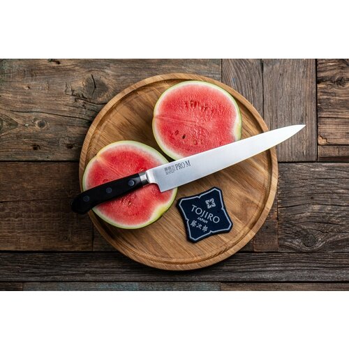 Нож филейный Kanetsugu Pro-M, лезвие: 24 см, черный