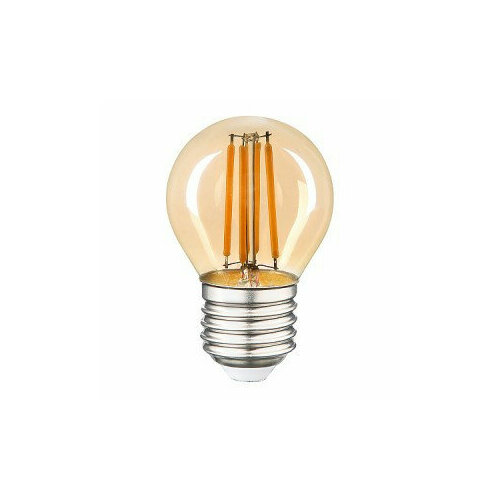 Светодиодная LED лампа General филамент Шар E27 15W 4500K 4K 35x98 (нитевидная) празрачнаяGLDEN-G45S-15-230-E27 4500 661438 (упаковка 18 штук)