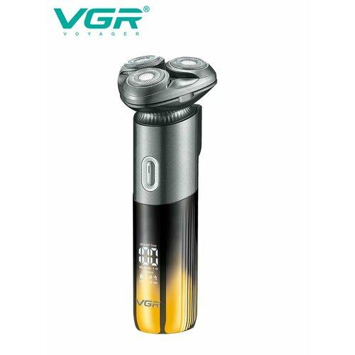 Электробритва VGR V-392, черно-золотая